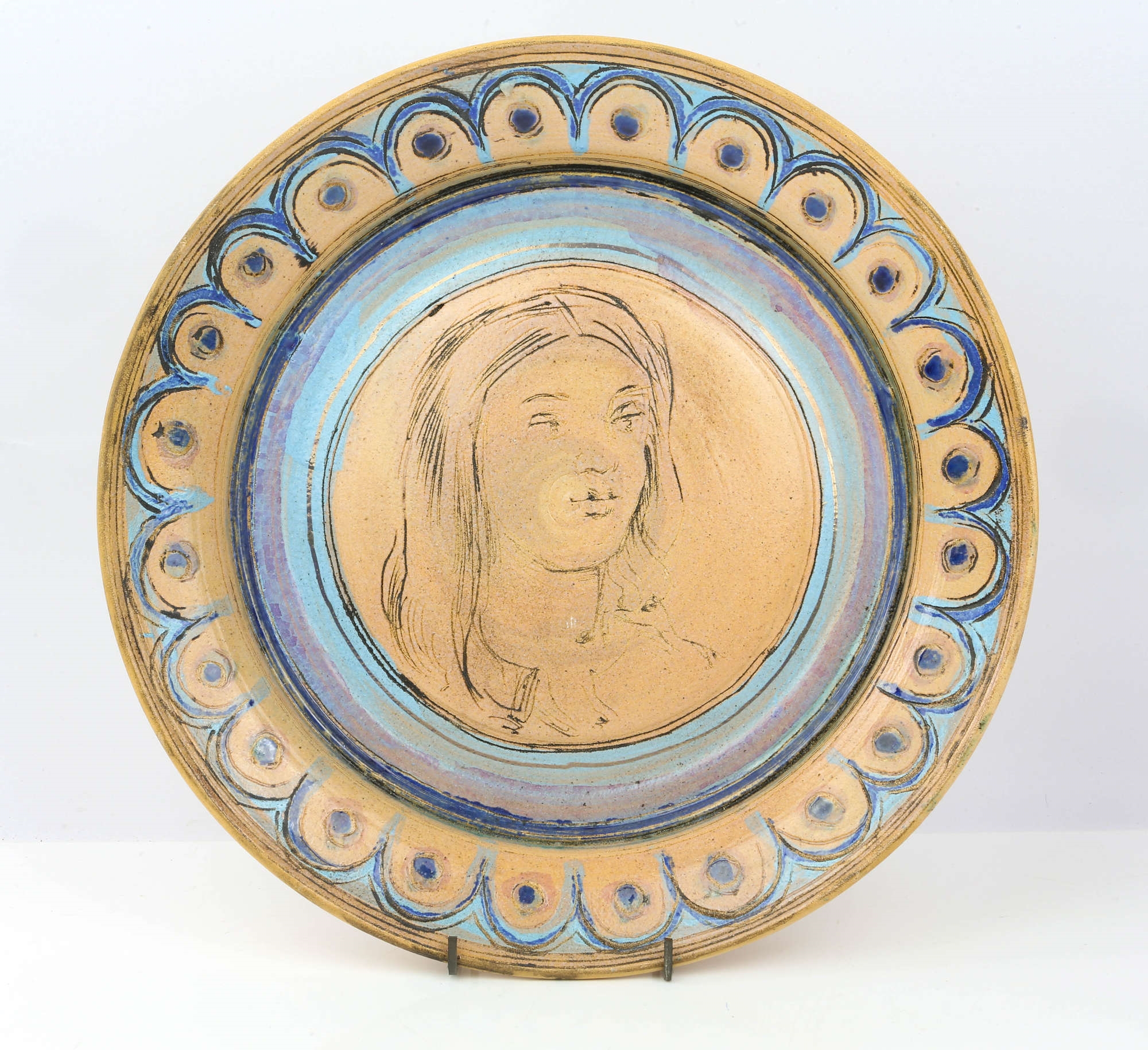 Quentin Bell | Portrait of a Girl with long hair | MutualArt