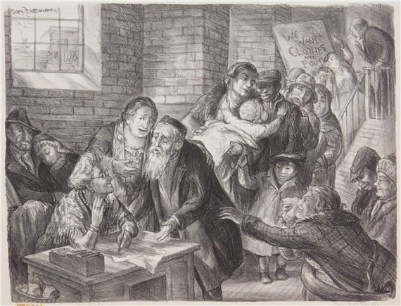 Don Freeman | Home Relief Station (1936) | MutualArt