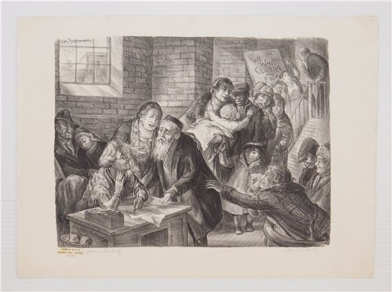 Don Freeman | Home Relief Station (1936) | MutualArt