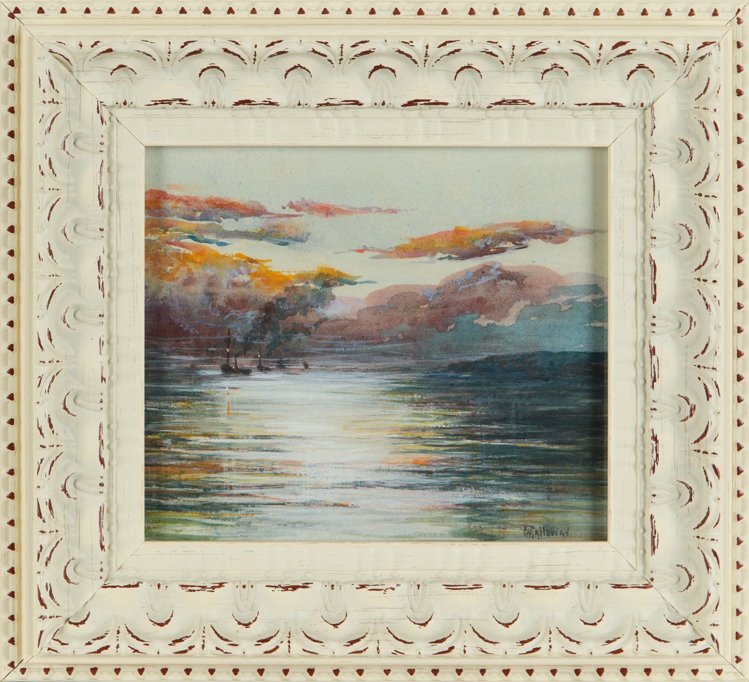 William Galloway | DISTANT FISHING BOATS | MutualArt