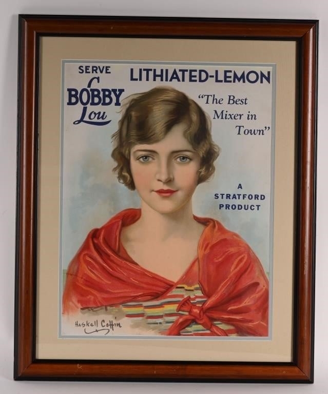 William Haskell Coffin | BOBBY LOU LITHIATED-LEMON ADVERTISING | MutualArt