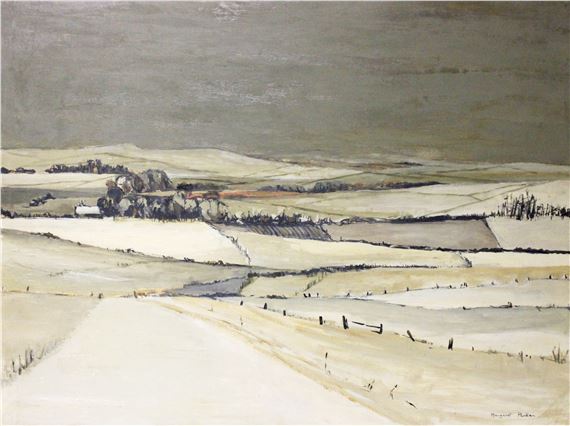 Margaret Parker | Snow on the Wolds | MutualArt