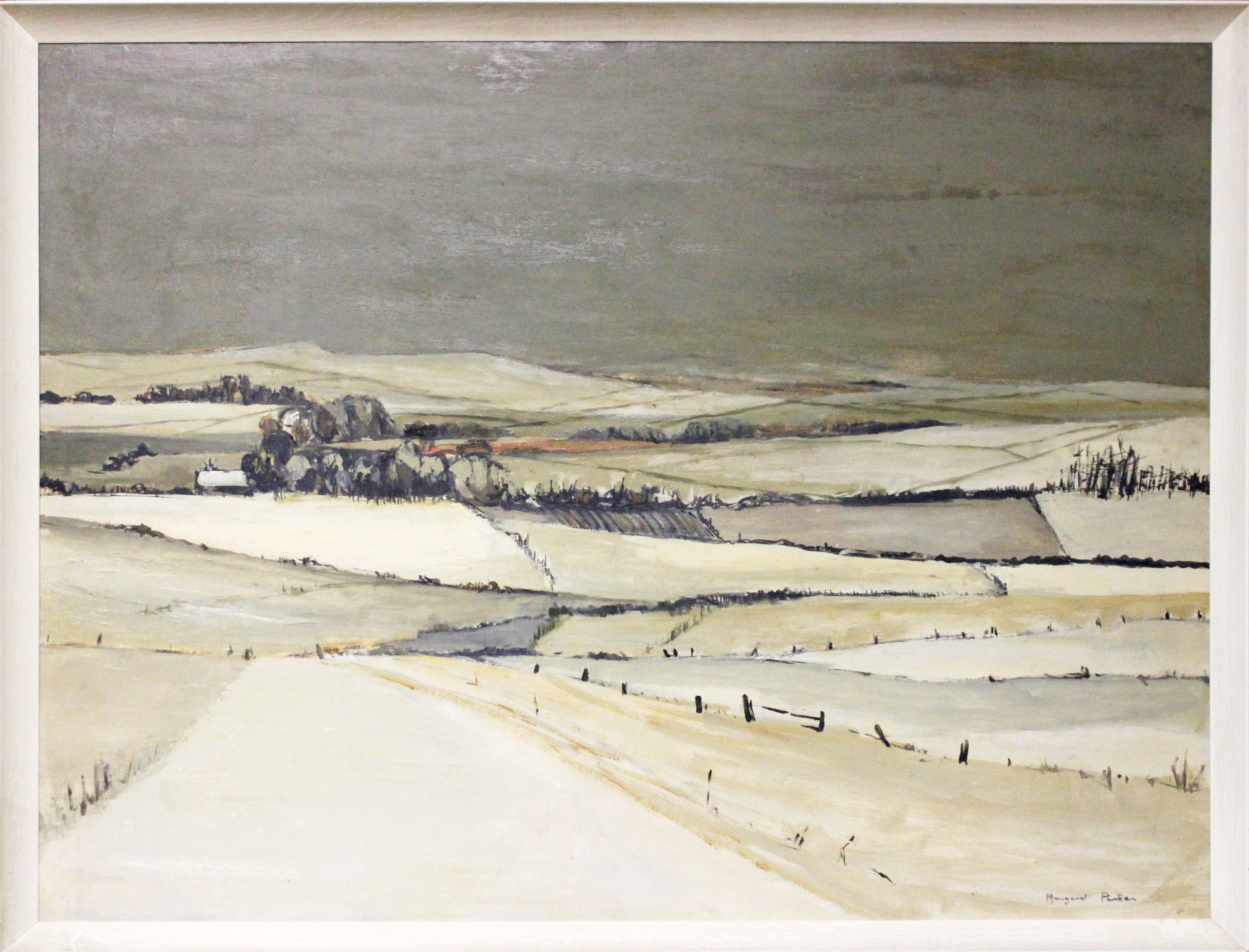 Margaret Parker | Snow on the Wolds | MutualArt