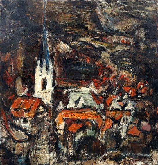 Clifford Mitchell | GERMAN VILLAGE, 1957 | MutualArt