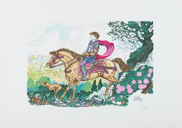 Andrea Pazienza | Cavaliere (1987) | MutualArt