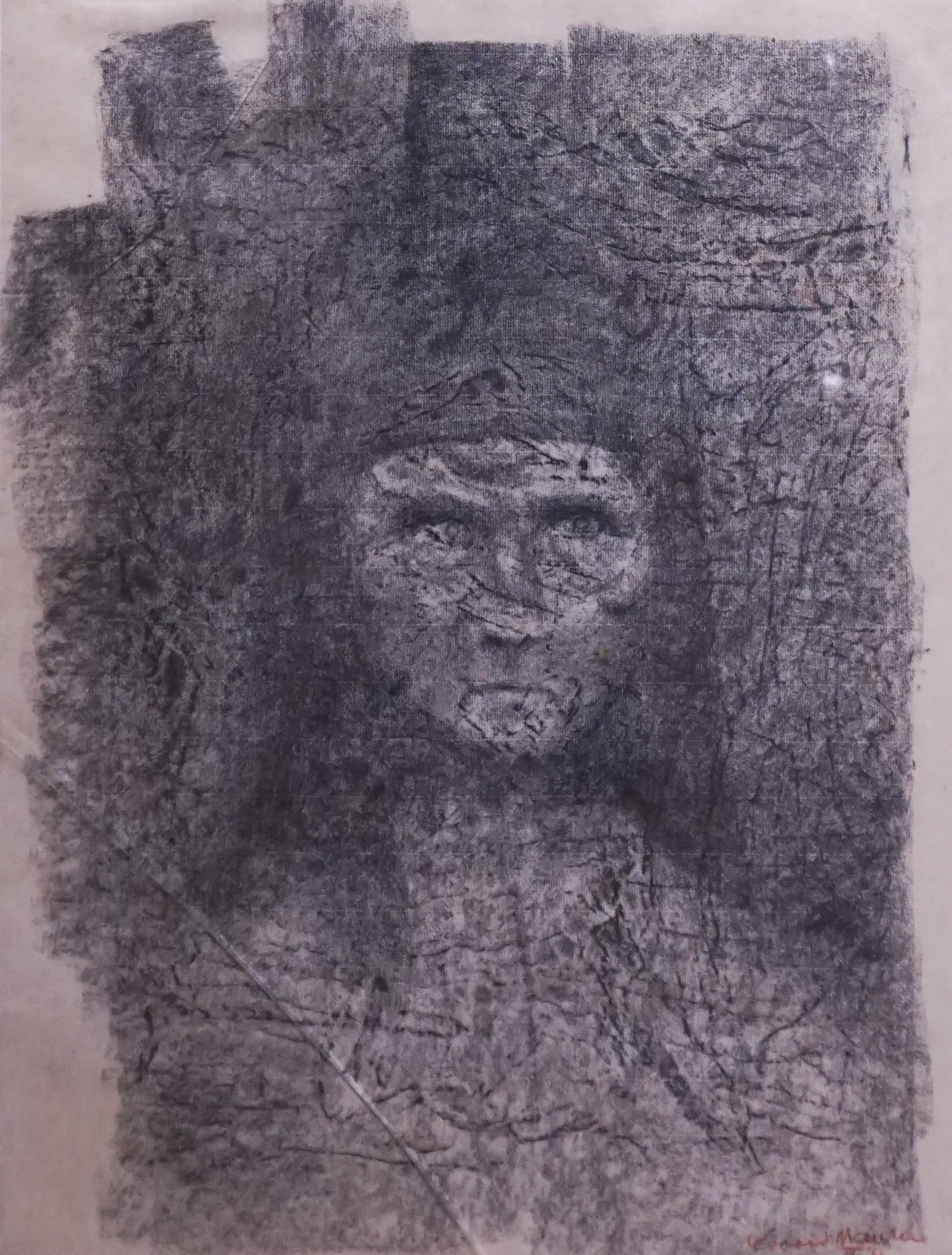 Leonard Maurer | Study of a Face (1961) | MutualArt