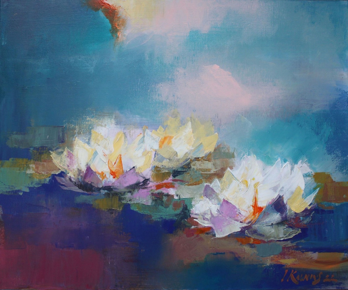 Indulis Kalnins | Water lilies (2022) | MutualArt