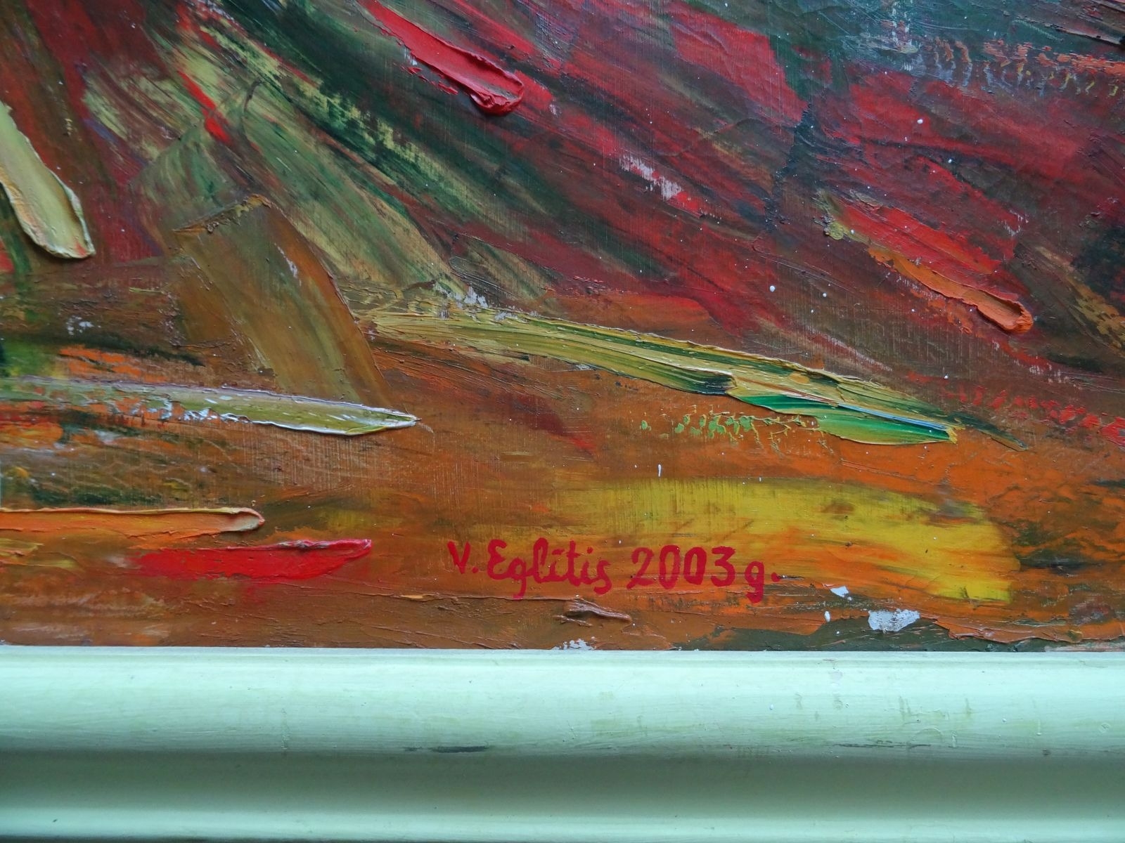 Vilnis Eglitis | The red field (2003) | MutualArt