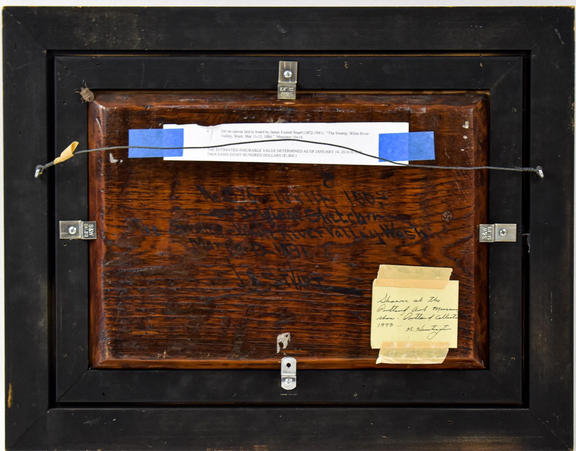 James Everett Stuart | The Swamp, White River Valley, Wash. | MutualArt