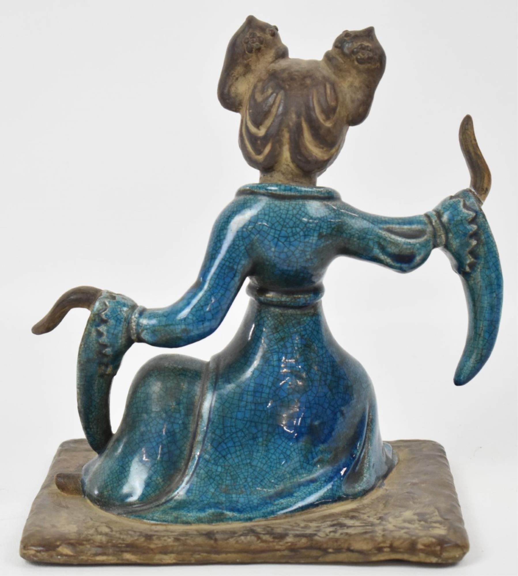 Ugo Zaccagnini | UGO ZACCAGNINI POTTERY GEISHA DANCER (1930) | MutualArt