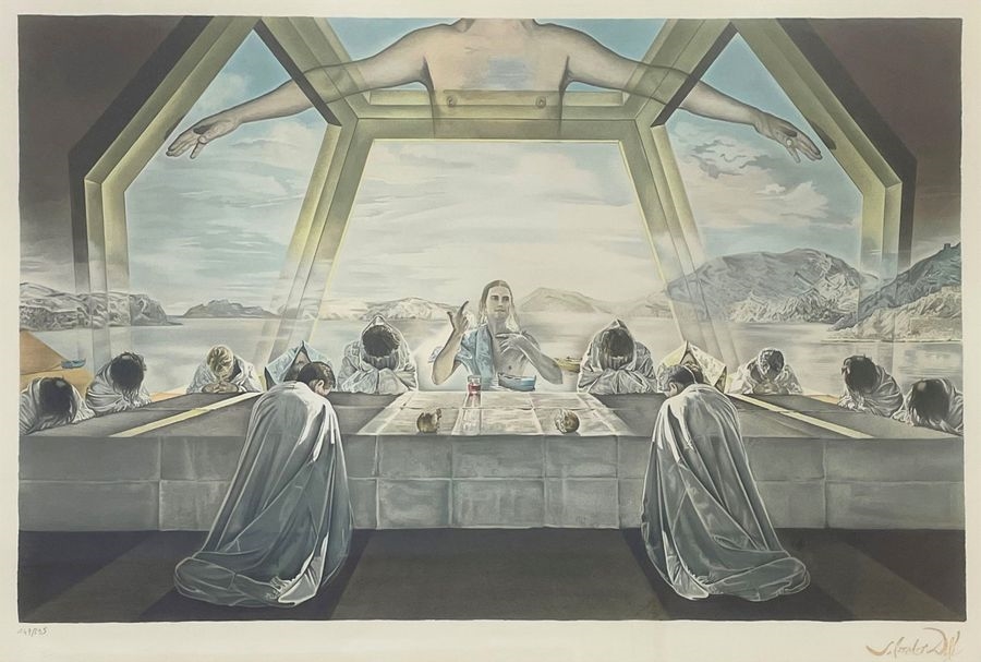 Salvador Dalí | The Last Supper Lithograph in colors n°147/295 in the ...
