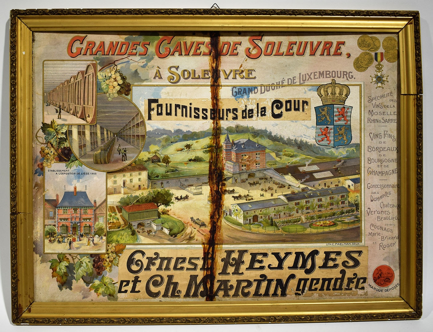 C. Paelman | Grandes caves de Soleuvre. Ernest HEYMES et Ch. MARTIN ...
