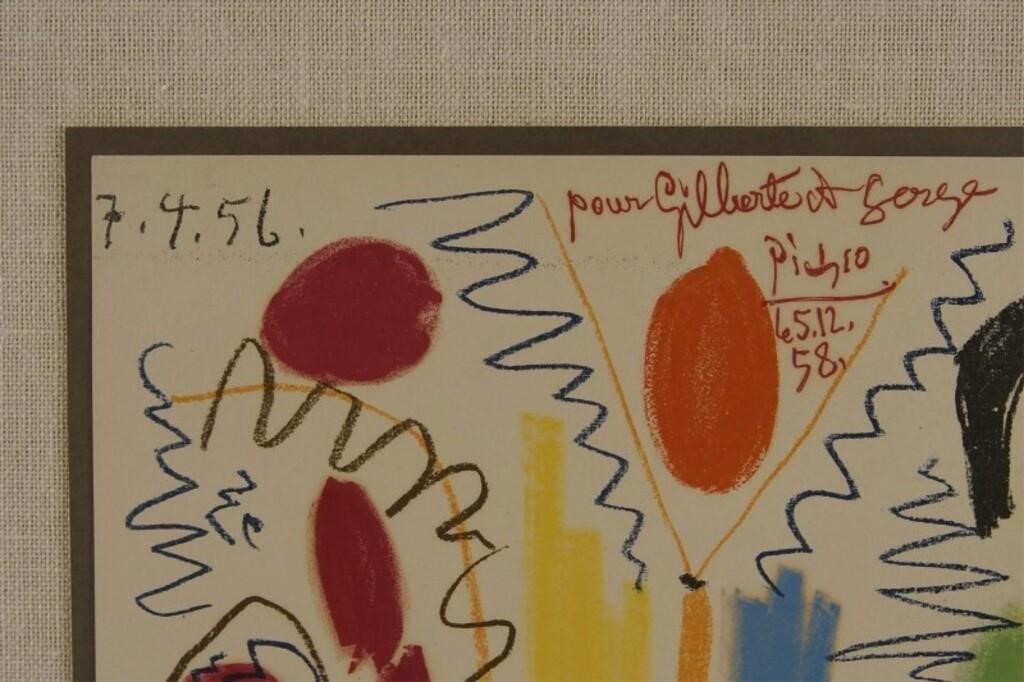 Pablo Picasso | Pablo Picasso L’Atelier de Cannes 1957 Lithograph (1956 ...