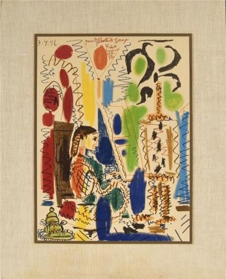 Pablo Picasso | Pablo Picasso L’Atelier de Cannes 1957 Lithograph (1956 ...