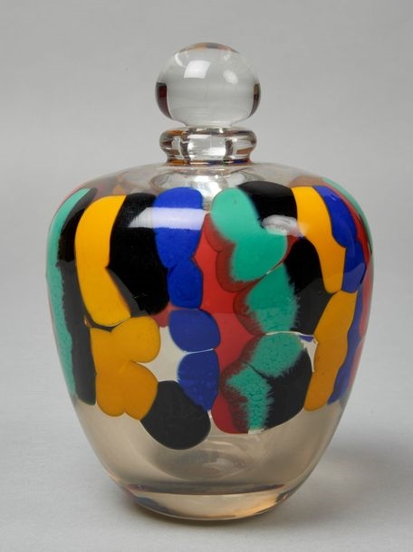 Jean Luc Garcin | Jean-Luc CARCIN (1954) Flacon en verre soufflé à ...