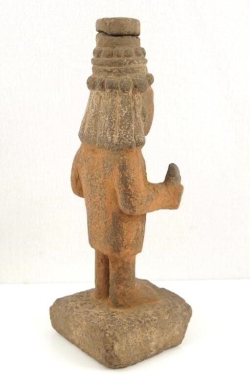 Mexican School | Aztec Maize Goddess Chicomeocatl with provenance ...