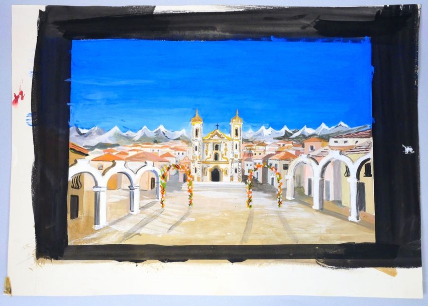 Nicole Marette | Suite of 7 drawings around the journey (Circa 1960 ...