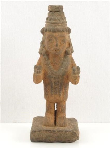 Mexican School | Aztec Maize Goddess Chicomeocatl with provenance ...