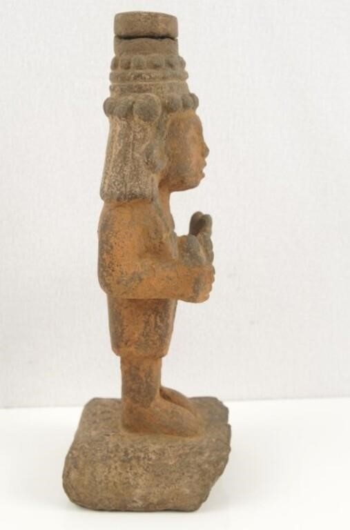 Mexican School | Aztec Maize Goddess Chicomeocatl with provenance ...