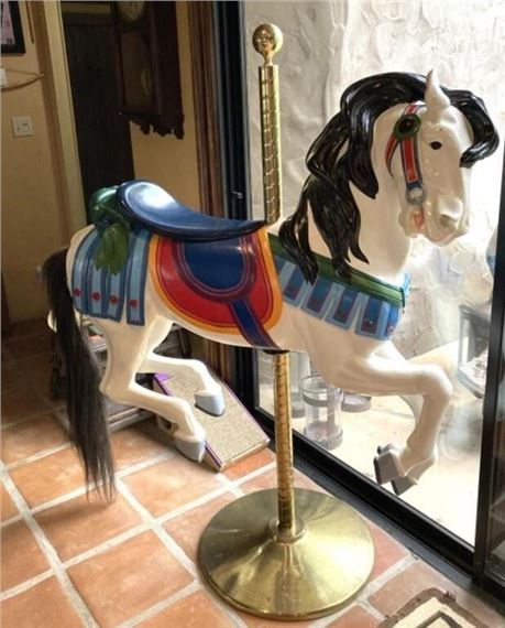 Charles Looff | Antique Restored Loof carousel horse | MutualArt
