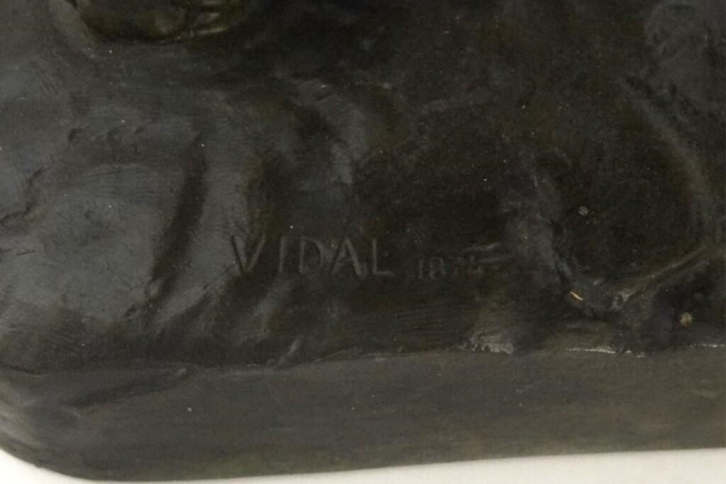 Henri Vidal | After Henri Vidal bronze Lion | MutualArt