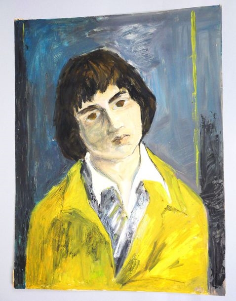 Nicole Marette | Suite of 10 drawings of portraits Gouache on paper ...