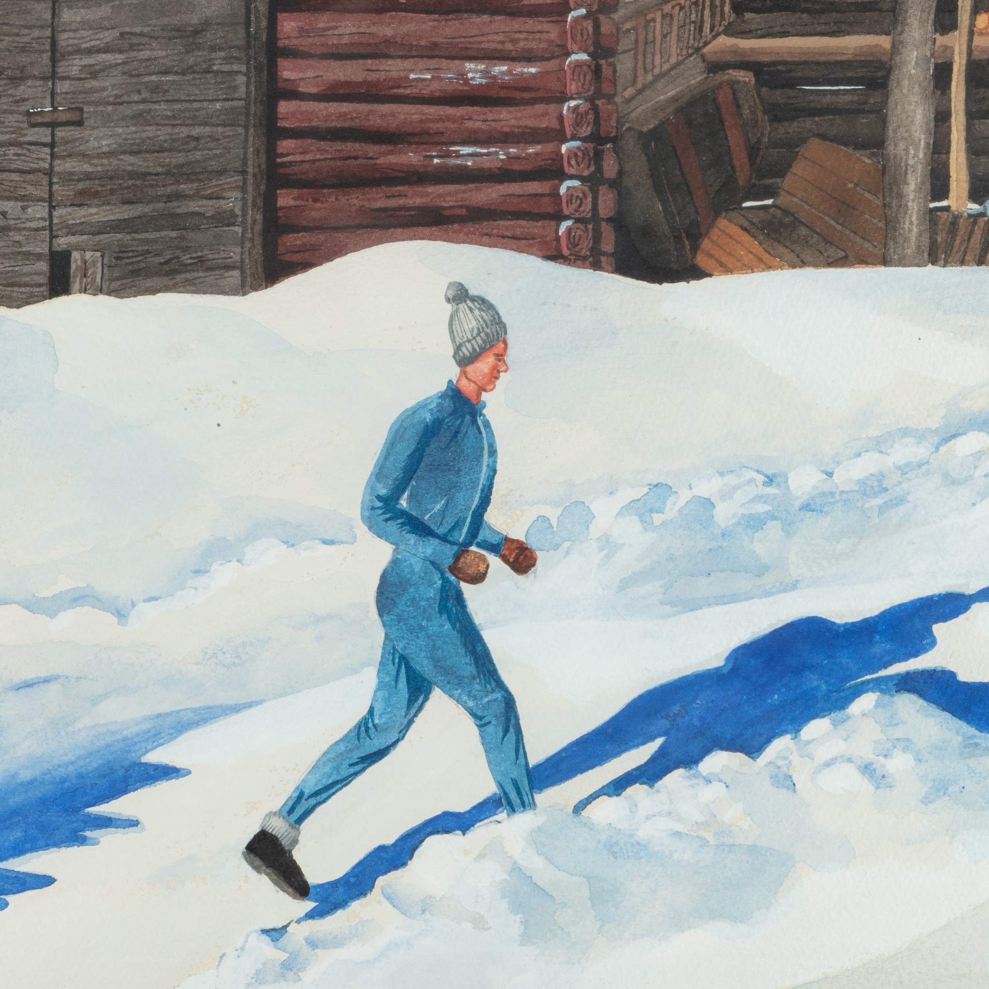 Inari Krohn | Talvilenkkeilijä | MutualArt