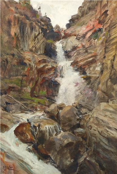 Howard Russell Butler | The Waterfall | MutualArt