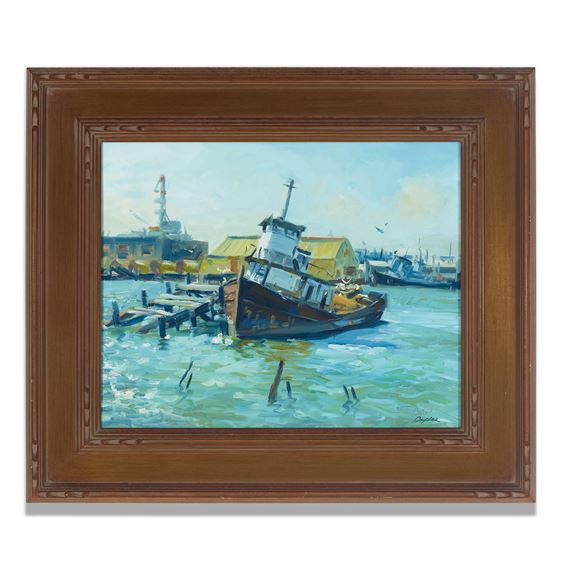 Robert Caples | Galveston Port | MutualArt