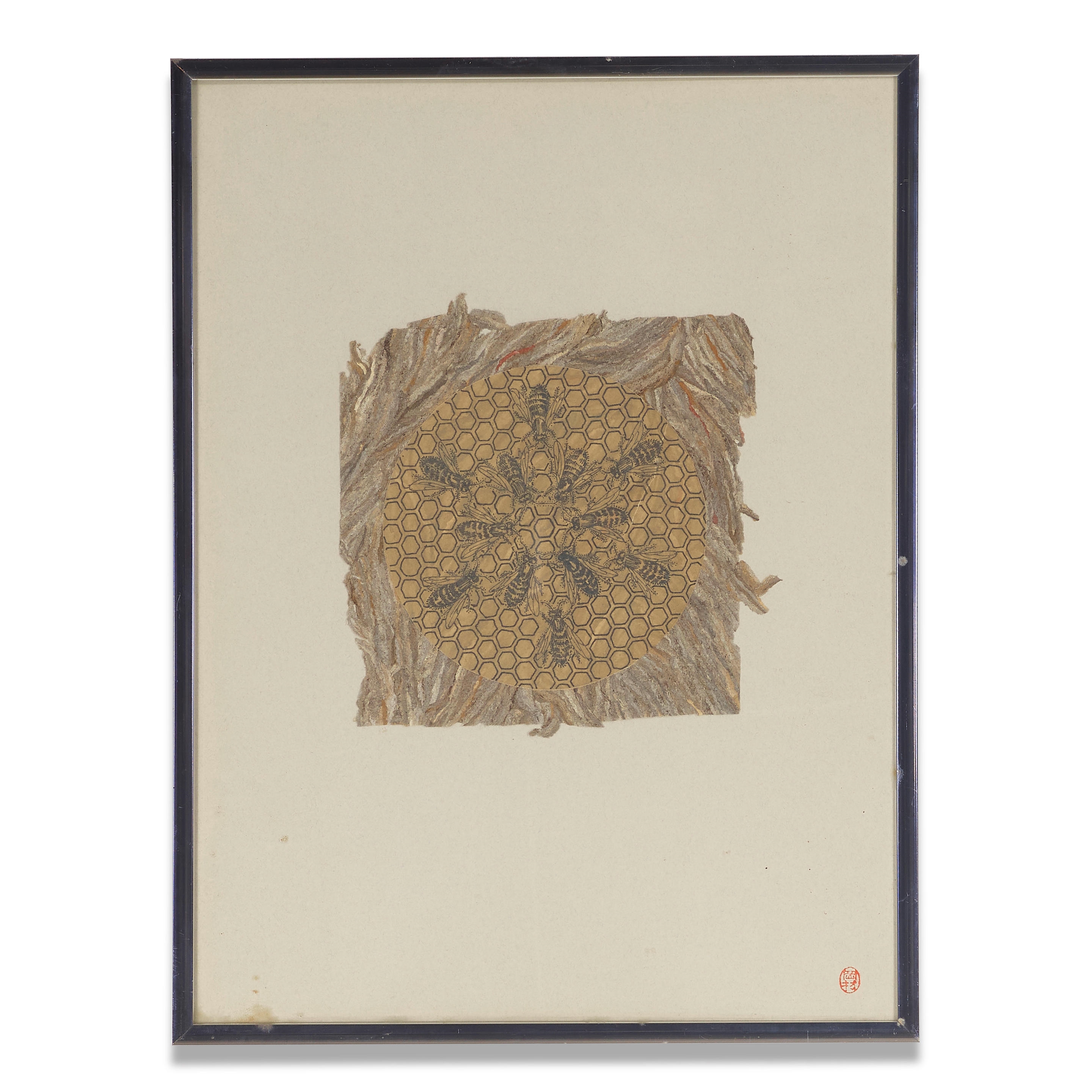 Arthur Okamura | Hive and Bees, The Wolf, and Horse Landscape (a group ...