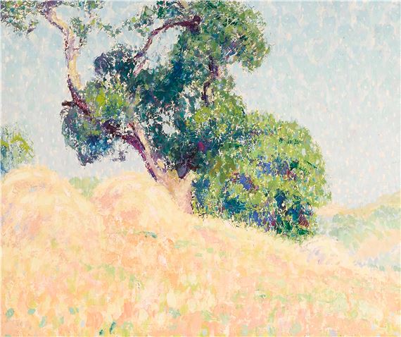 William Henry Clapp | Haystacks and Trees | MutualArt