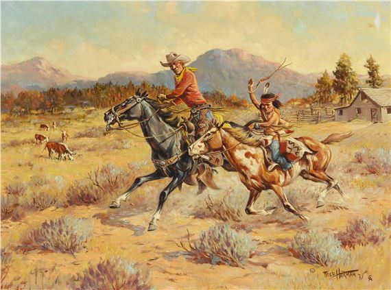 Fred Harman | Red Ryder and Little Beaver | MutualArt