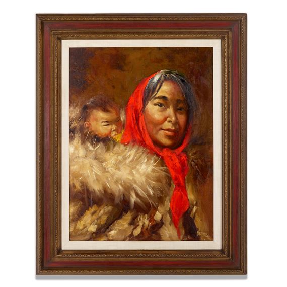 Ellen Henne Goodale | Inuit Mother and Child | MutualArt