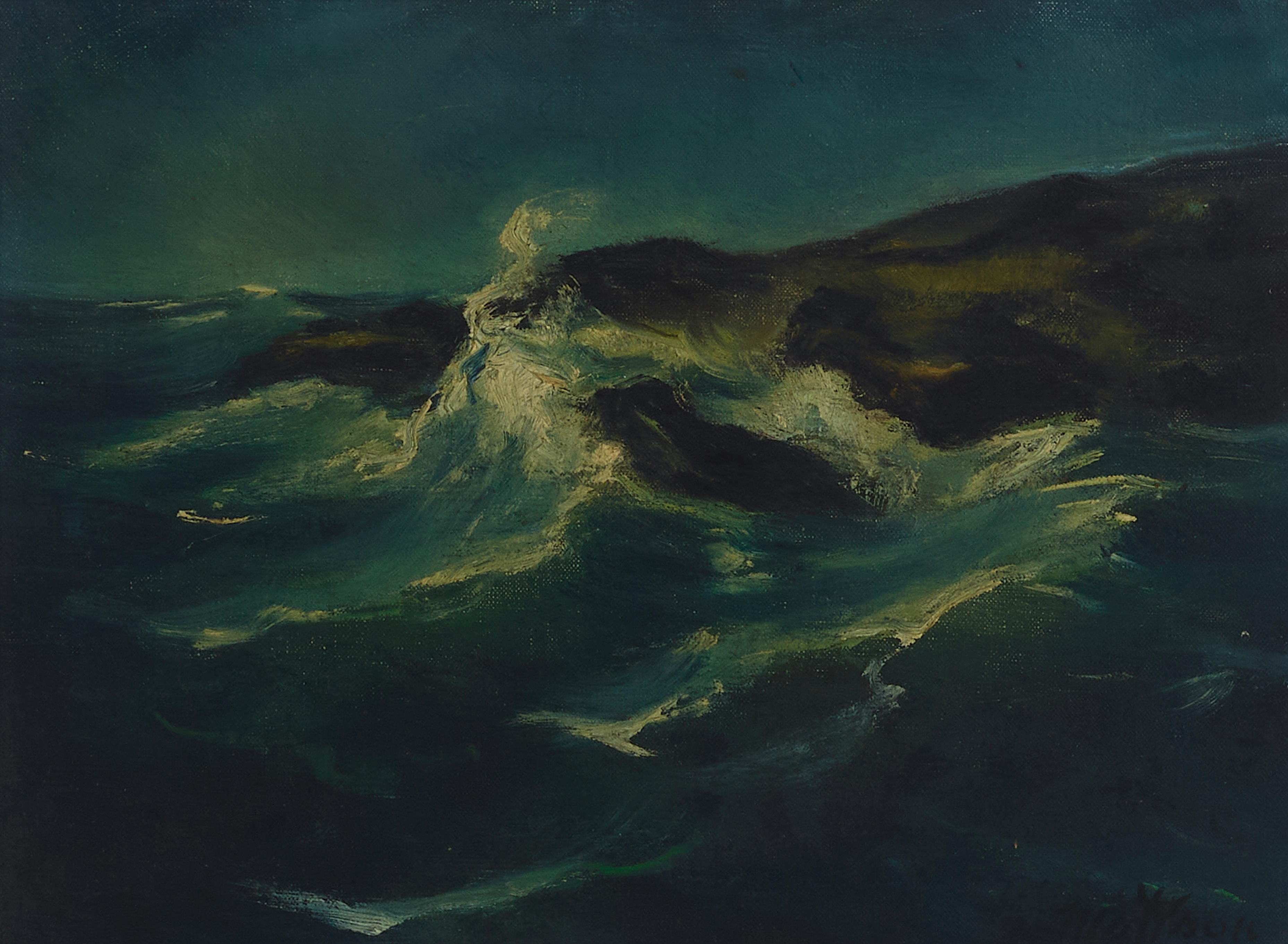 Henry Ellis Mattson | Rocks and Sea | MutualArt