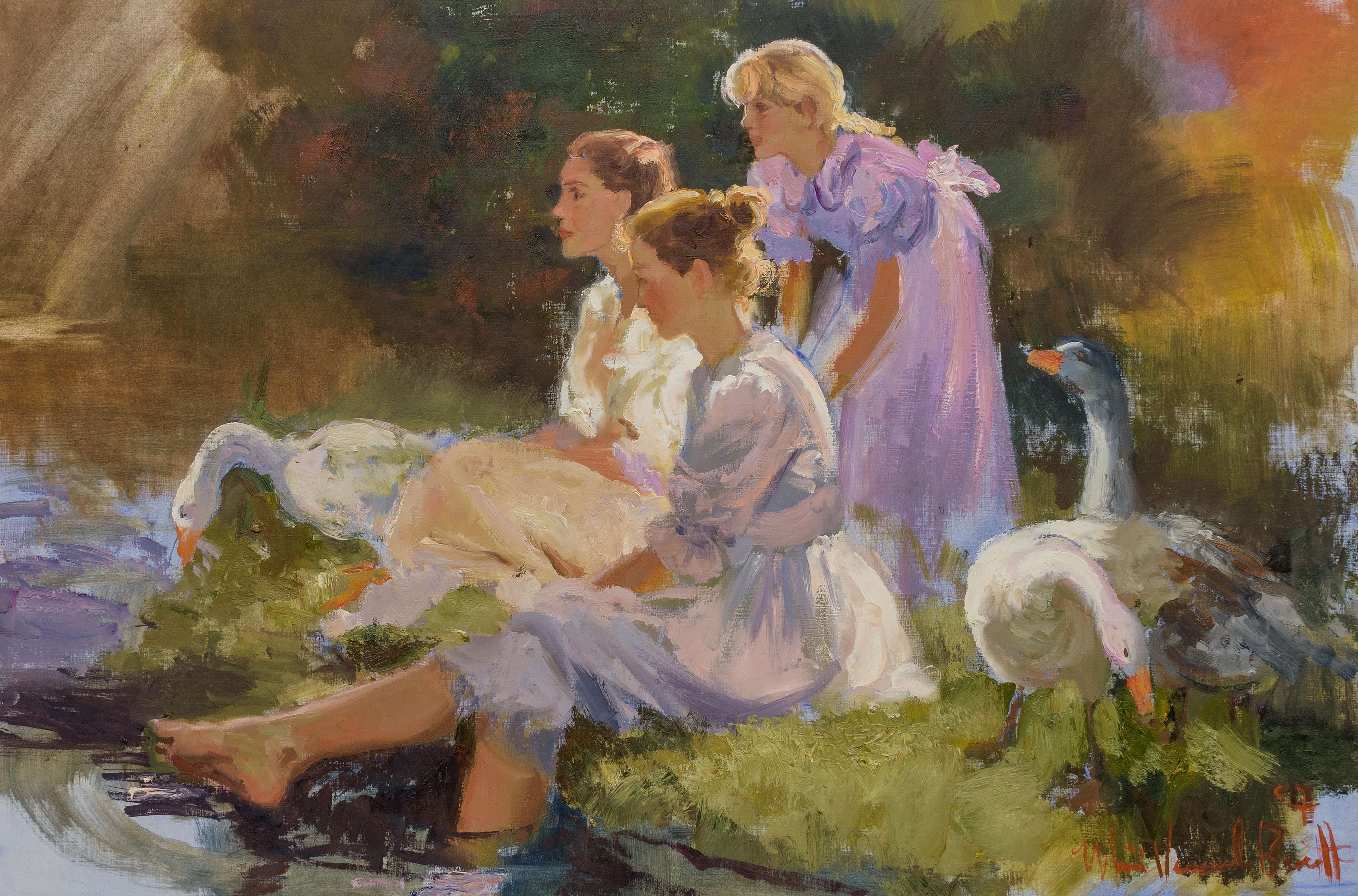 Marie Vermeulen Breedt | Girls and Geese (2007) | MutualArt