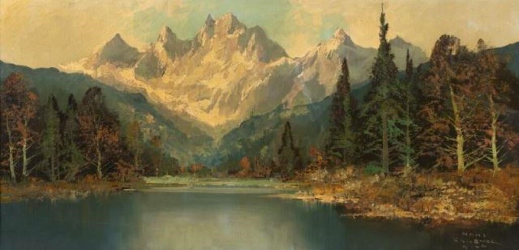 Hans Grabner | Oil Painting on Canvas Signed by Hans Grabner. | MutualArt