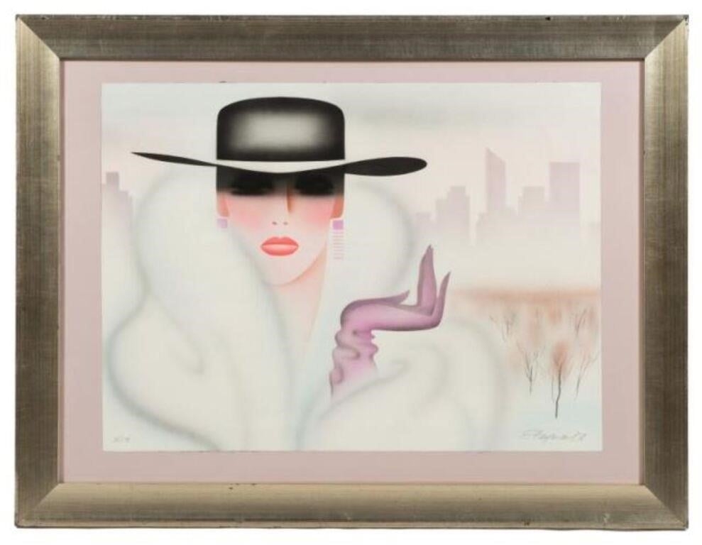 Erik Freyman | Signed Lithograph of Woman's Head by Erik Freyman ...