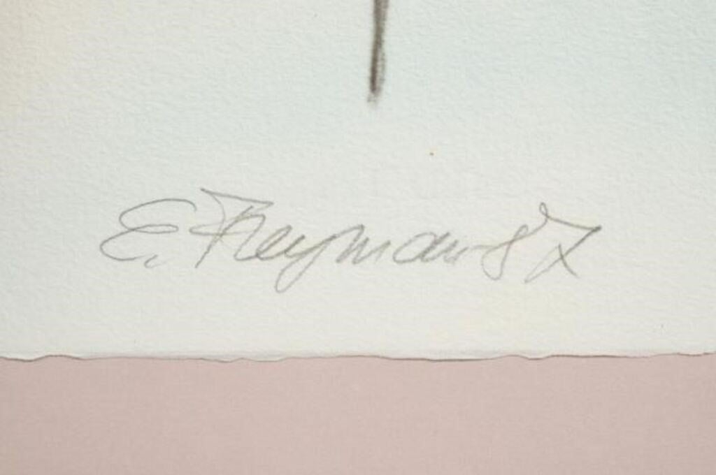 Erik Freyman | Signed Lithograph of Woman's Head by Erik Freyman ...