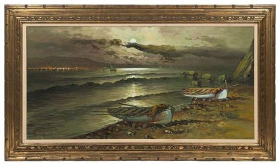 Agnese Torrielli | Large Seascape Signed Torrielli. | MutualArt