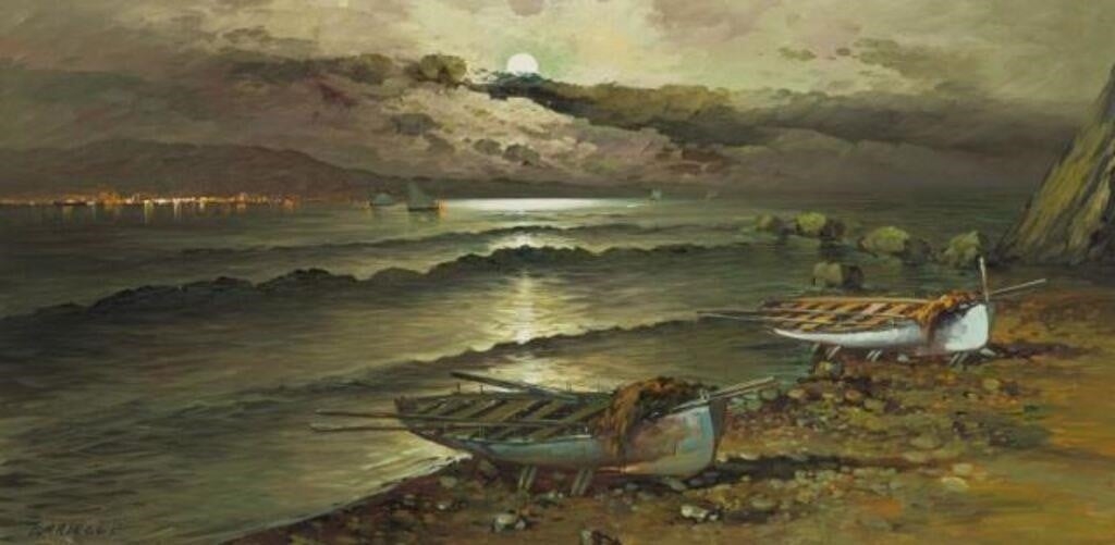 Agnese Torrielli | Large Seascape Signed Torrielli. | MutualArt