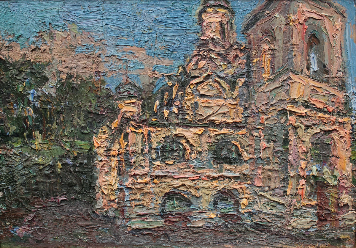 Besikovich Boris Nikolaevich | Old temple (1960) | MutualArt