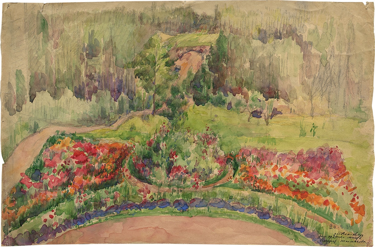 Sinyaver Moisey Markovich | Holiday house in Tolmachevo (1934) | MutualArt