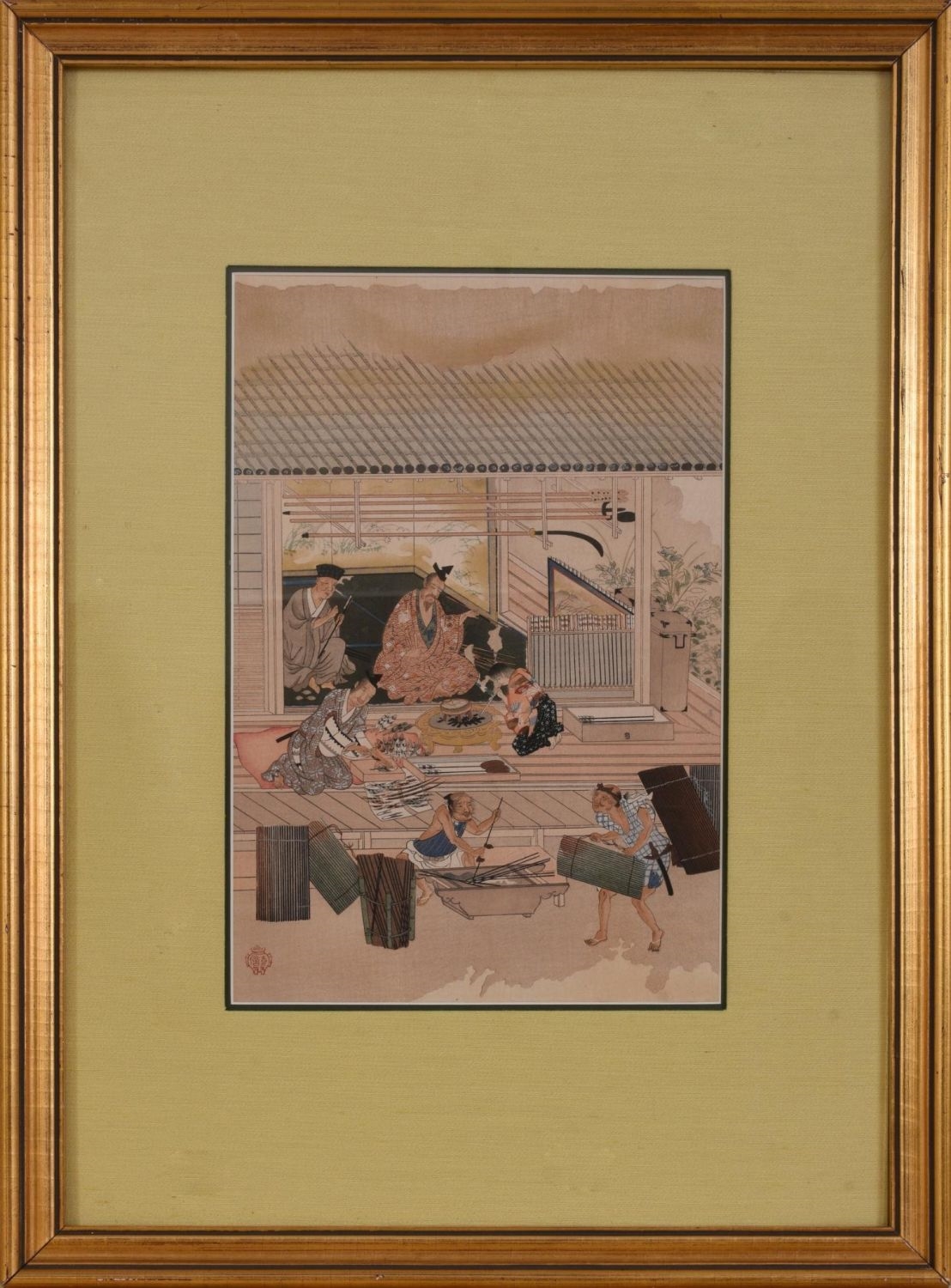 Tosa Mitsuoki | Japanese Woodblock Print After Tosa Mitsuoki. | MutualArt