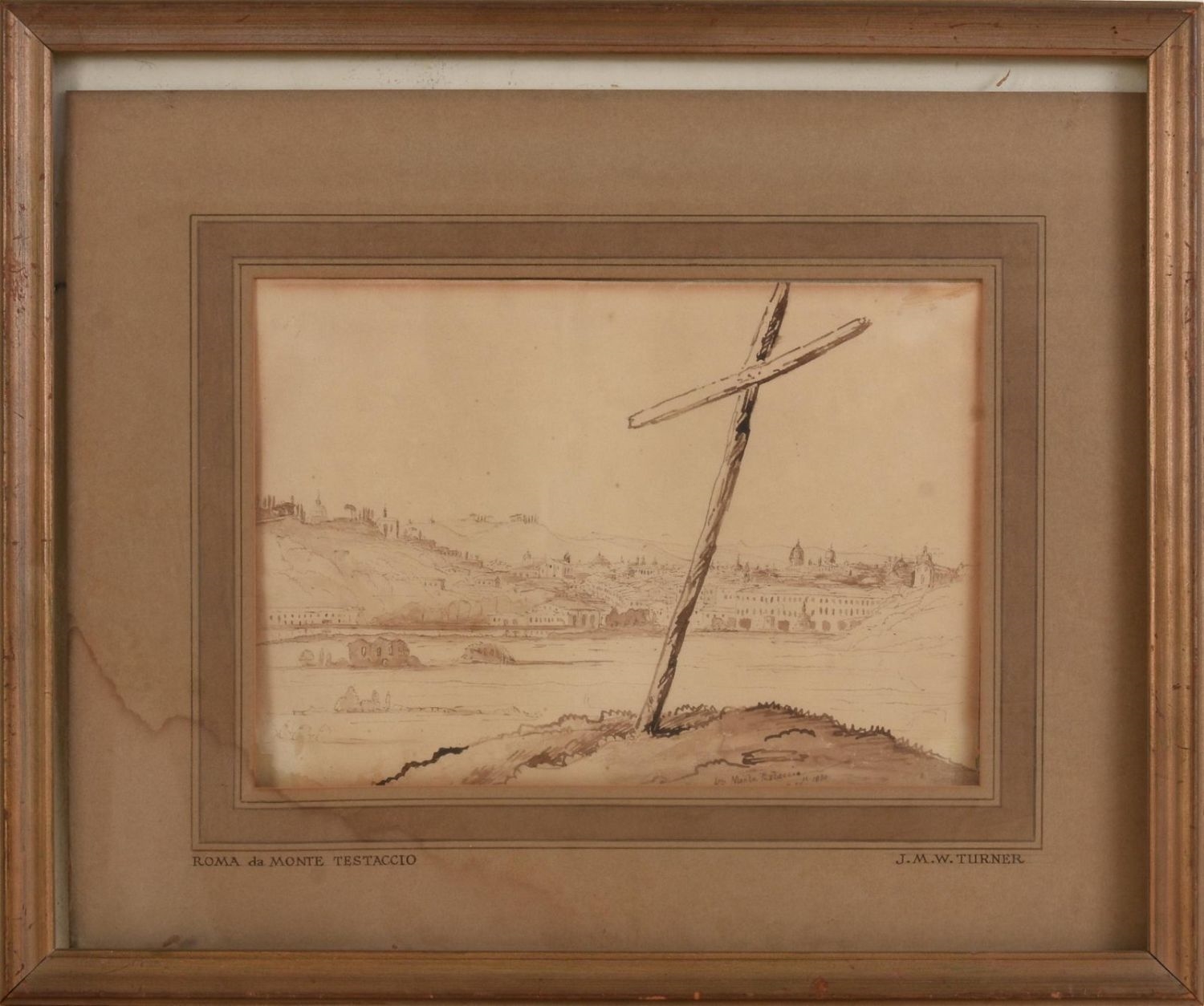 Joseph Mallord William Turner | Drawing, Roma da Monte Testaccio, 1830 ...