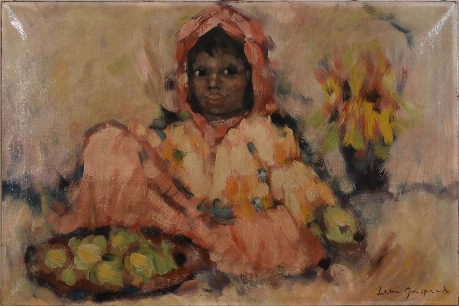 Leon Gaspard | Portrait of a Girl, Manner of Leon Gaspard. | MutualArt