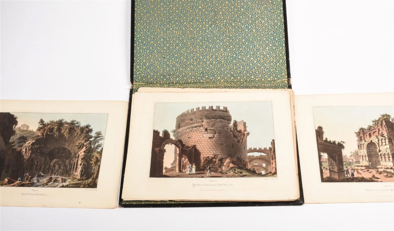 Matthew Dubourg | Nine Prints of Rome from an 1844 Grand Tour Portfolio ...