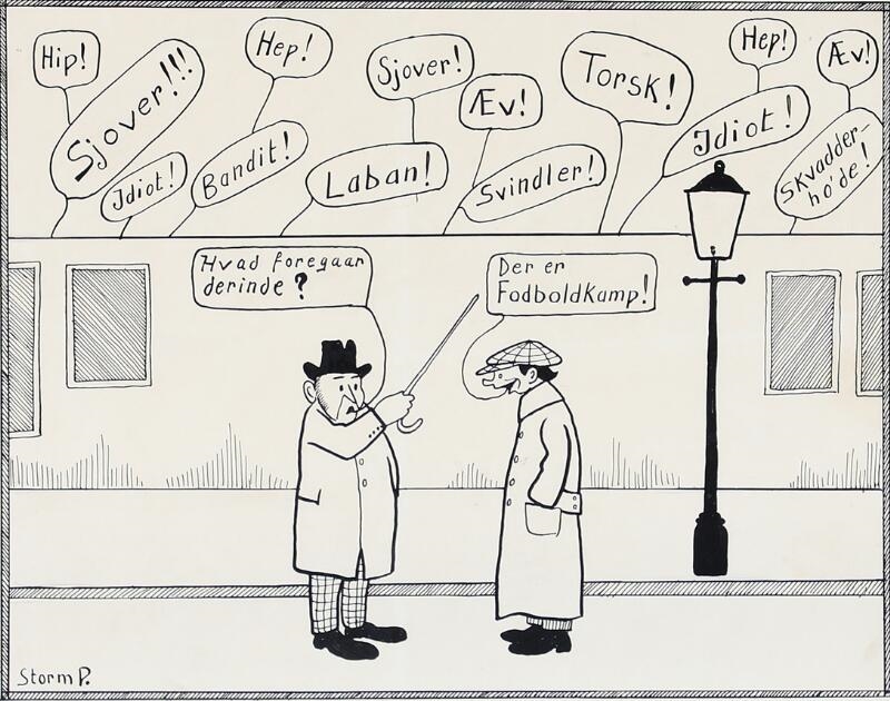 Robert Storm Petersen | Satirical drawing | MutualArt