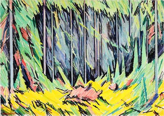Niels William Scharff | Fir forest | MutualArt