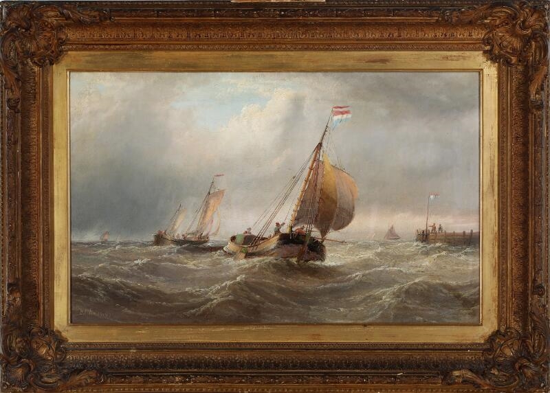 Edward King Redmore | Seascape with sailing ships | MutualArt