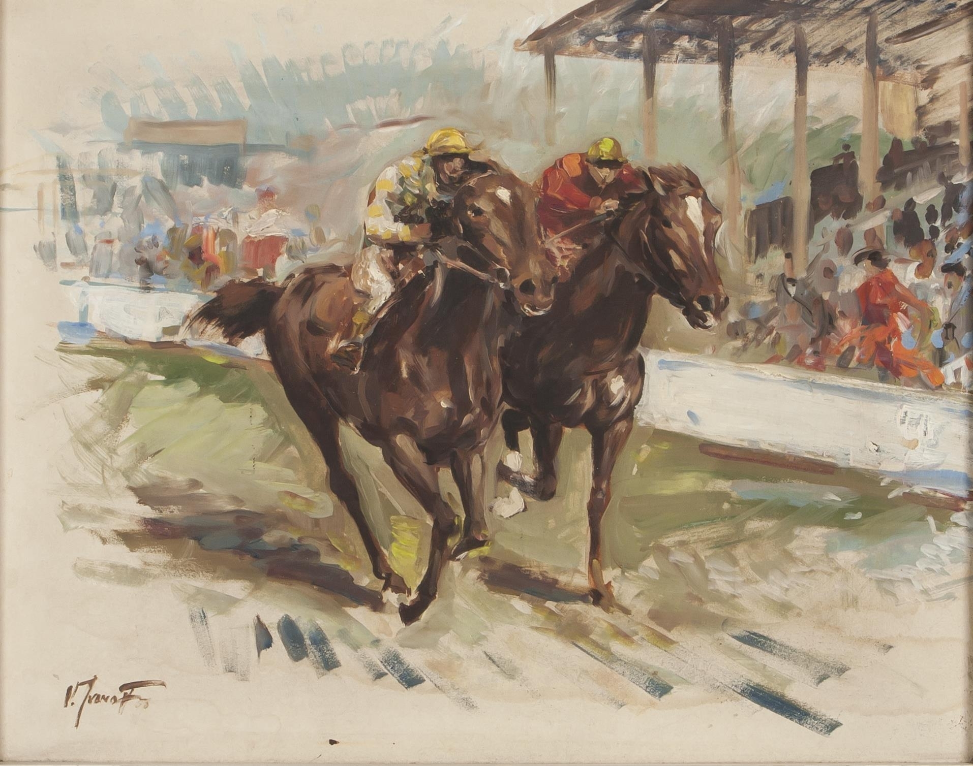 Victor Archipovich Ivanoff | ) HORSE RACE | MutualArt